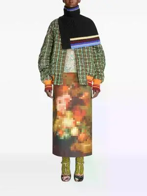 Dries Van Noten Wool Shawl Collar - Black