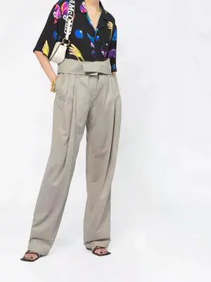 Stella McCartney Harley Pleated Paperbag Trousers