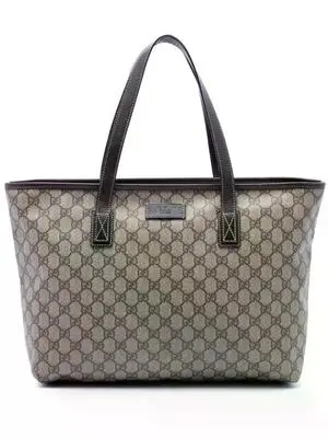 Gucci 2016-2026 Medium Gg Supreme Tote Bag - Neutrals