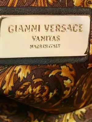 Versace Vanitas Baroque-embossed Shoulder Bag