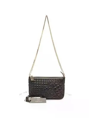 Versace Vanitas Baroque-embossed Shoulder Bag