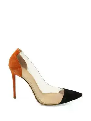 GIANVITO ROSSI Plexi Pumps - Orange