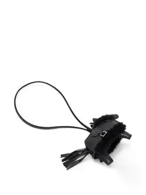 Hermès 2026 Milo Lambskin Shearling Rodeo Robeo Plush Bag Charm Pm Key Chain