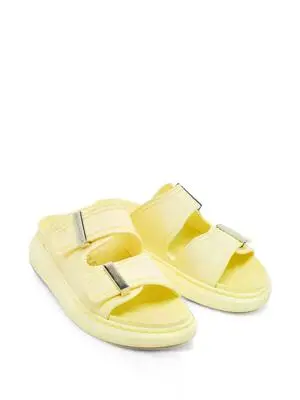 Alexander McQueen Hybrid Buckled Sandals - Yellow