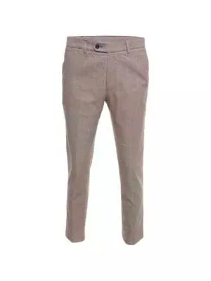 Carolina Herrera Houndstooth Slim-fit Trousers - Neutrals