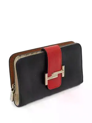 TOD'S Double T French Wallet - Black