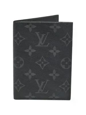 LOUIS VUITTON 2018 Monogram Eclipse Pocket Organizer Wallet - Black