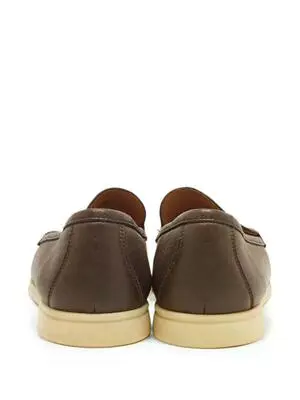 Loro Piana Summer Walk Leather Loafers