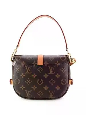 LOUIS VUITTON Monogram Canvas Saumur Bb Crossbody Bag - Brown