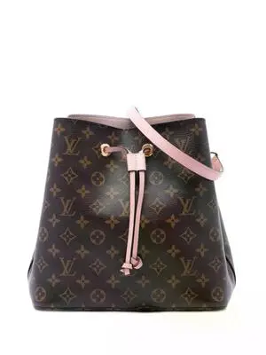 LOUIS VUITTON 2018 Monogram Neonoe Mm Bucket Bag - Brown