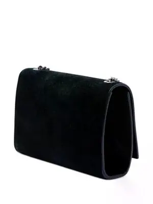 Saint Laurent 2017 Small Suede Monogram Stone Studded Kate Crossbody Bag