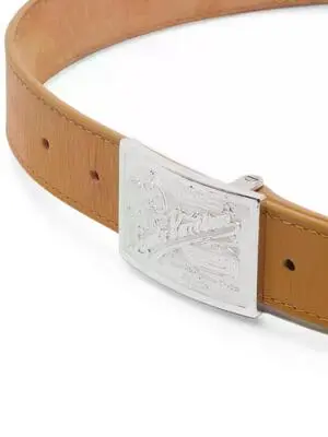 LOUIS VUITTON 2004 Travelling Requisites Leather Belt - Neutrals