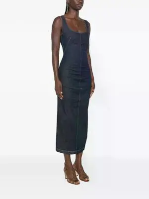 Sportmax Zip-fastening Denim Dress