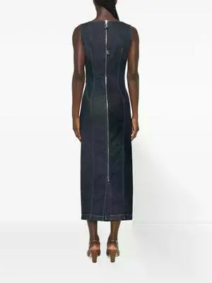 Sportmax Zip-fastening Denim Dress