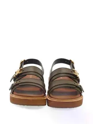 Celine Clea Triomphe Slingback Sandals