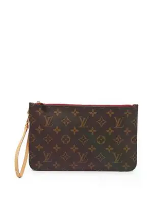 LOUIS VUITTON 2014 Neverfull Monogram Clutch Bag