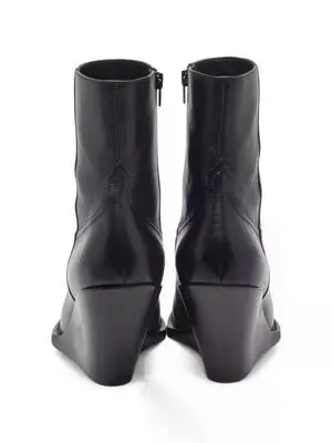 Celine Western-style Panelled Ankle Boots