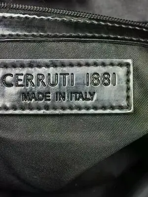 CERRUTI 1881 Jacquard Fabric Tote Bag