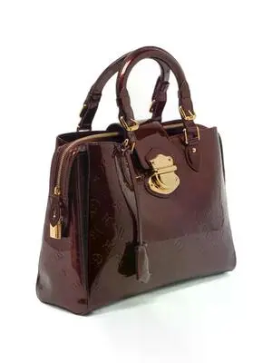 LOUIS VUITTON 2010 Melrose Avenue Monogram Vernis Tote Bag - Red
