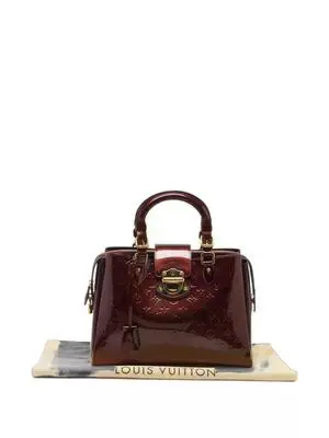 LOUIS VUITTON Monogram Vernis Tote Bag - Red