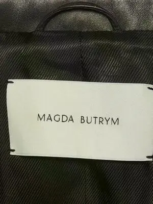 Magda Butrym Notched-lapel Leather Coat