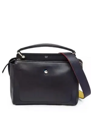 Fendi Large Dotcom Tote Bag - Black
