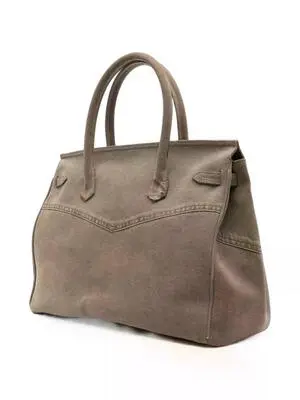 ANOTHER CHANCE Panelled Logo-patch Tote Bag