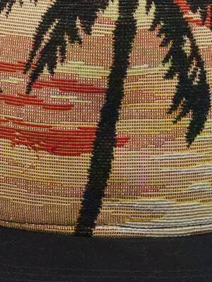 Saint Laurent Palm Tree Mesh Hat