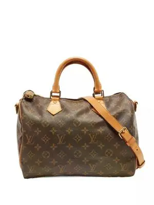 LOUIS VUITTON 2011 30 Speedy Bandoulière Monogram Handbag - Brown