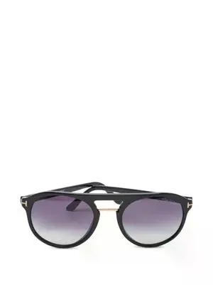 TOM FORD Ivan 02 Tf675 Round Sunglasses - Black