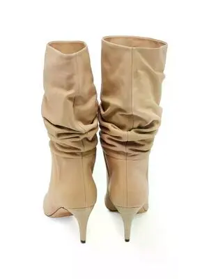Paris Texas Slouchy Pointed-toe Mid-calf Boots