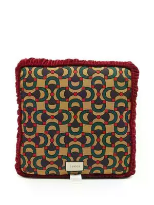 Gucci Kingsnake Jacquard Cushion - Red