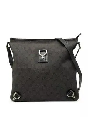 Gucci Gg Monogram Denim Abbey D-ring Crossbody Bag