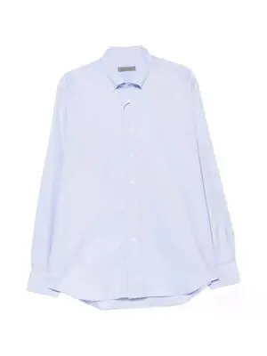 Corneliani Button-down Collar Shirt - Blue