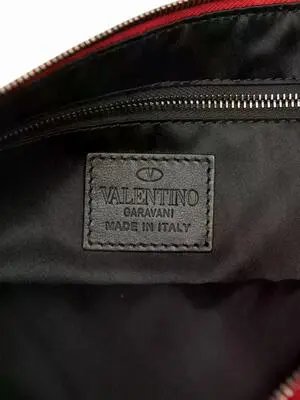 Valentino Garavani Leather Rockstud Wristlet Clutch Bag