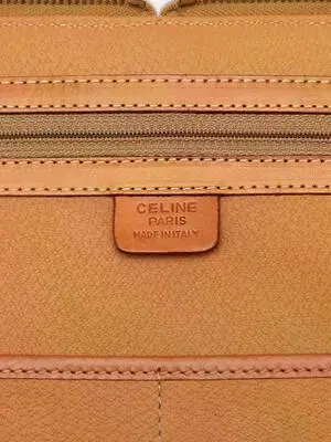 Celine 1996 Macadam Coated Canvas Briefcase Business Bag