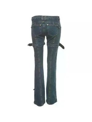 Versace Thigh-strap Flared Jeans
