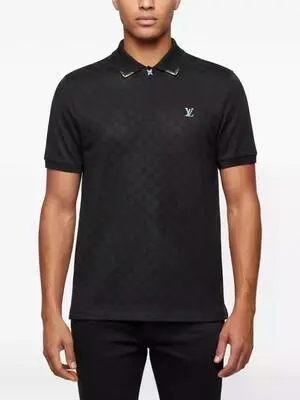 LOUIS VUITTON Damier Jacquard Polo Shirt