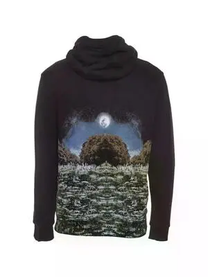 Burberry Graphic-print Hoodie - Black