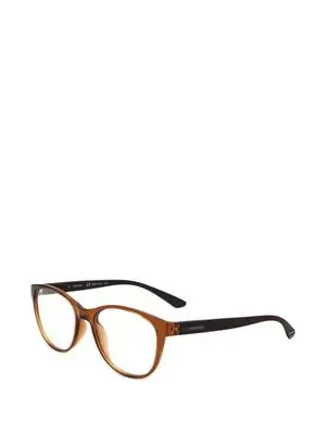 Calvin Klein Round-frame Glasses - Brown