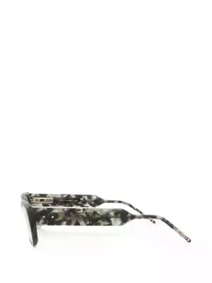 Thom Browne Tortoiseshell-effect Rectangle-frame Glasses