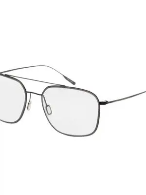 Porsche Design Square Frame Double Bridge Eyeglasses
