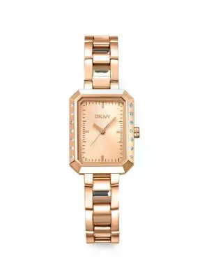 Dkny Uptown Glitz 35.5mm Watch - Pink
