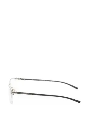 Porsche Design Half-rim Rectangle Eyeglasses