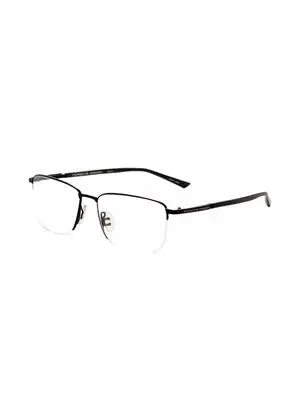 Porsche Design Rectangle-frame Glasses - Black