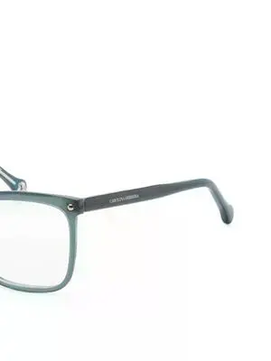 Carolina Herrera Square-frame Glasses - Blue