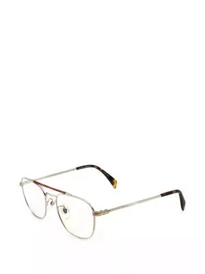 DB EYEWEAR BY DAVID BECKHAM Pilot-frame Glasses - Silver