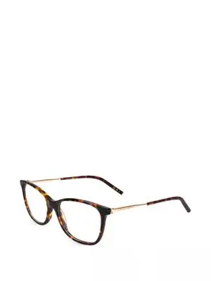 Carolina Herrera Tortoiseshell-effect Cat-eye Glasses - Brown