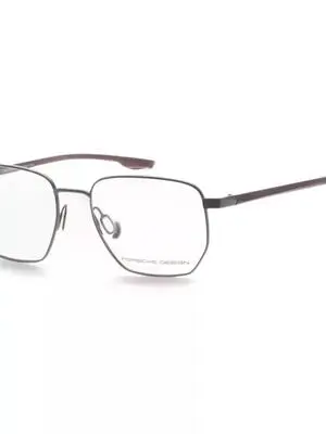 Porsche Design Geometric-frame Glasses - Grey