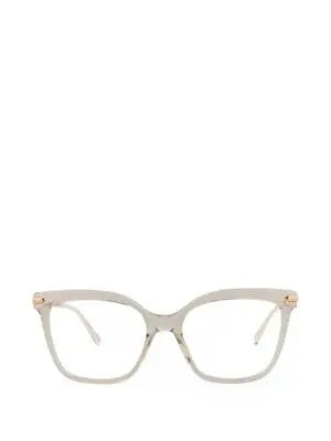 Pomellato Square-frame Logo-detail Glasses - Neutrals